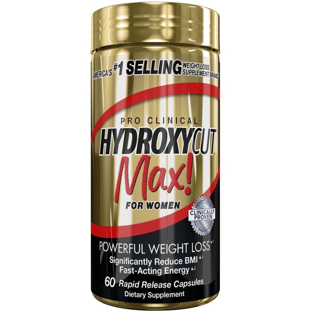 MuscleTech Hydroxycut Pro Clinical Max! For Women 60 Capsules ...