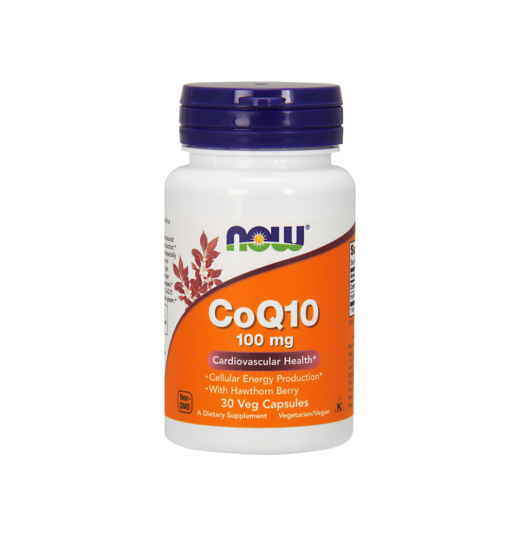 Now Foods CoQ10 100mg 30 Veg Capsules - FitAndHealthy.ro