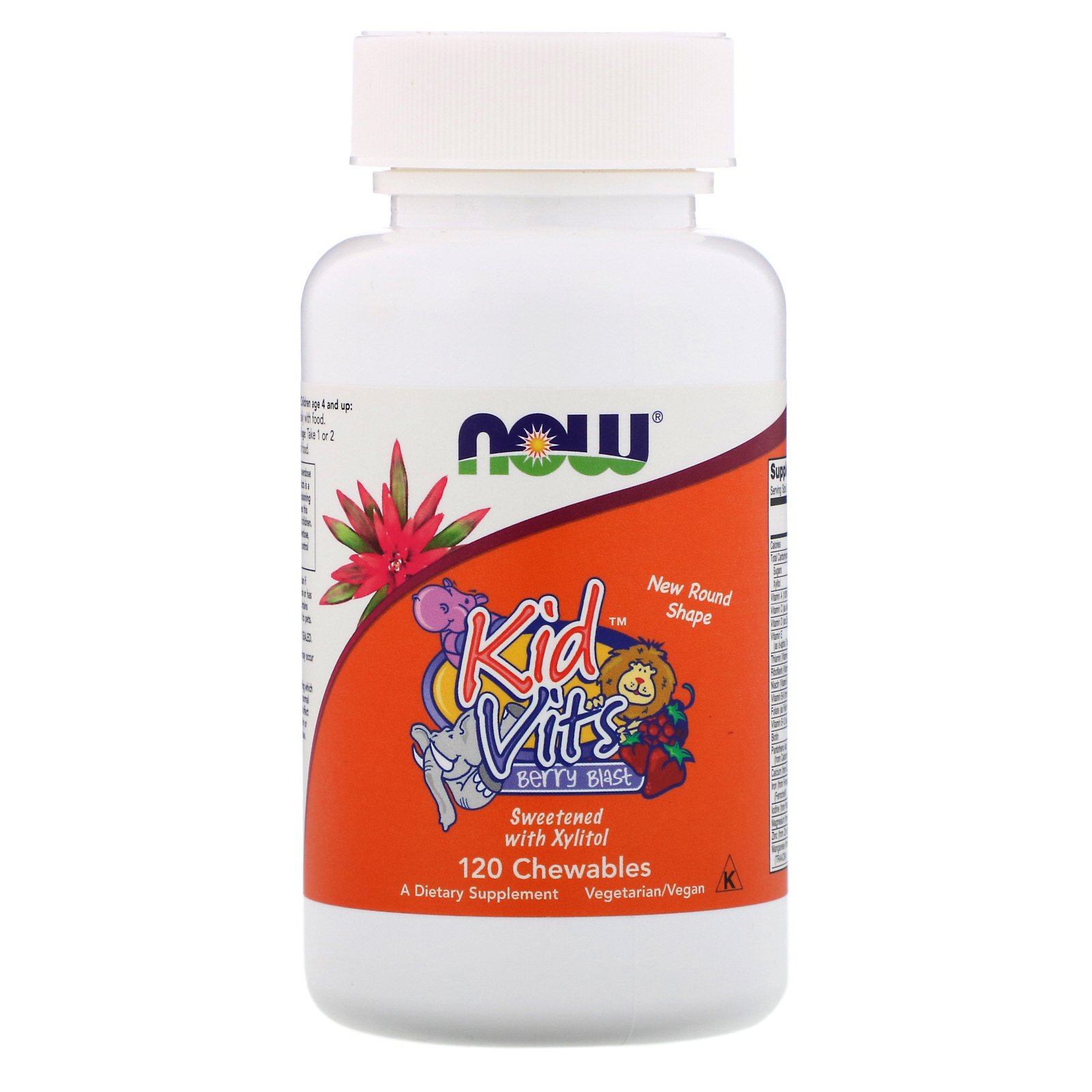 Now Foods Kid Vits Berry Blast 120 Chewables - FitAndHealthy.ro