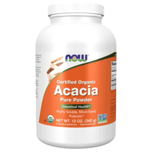 Now Foods Acacia Fiber Organic Powder 340g - FitAndHealthy.ro