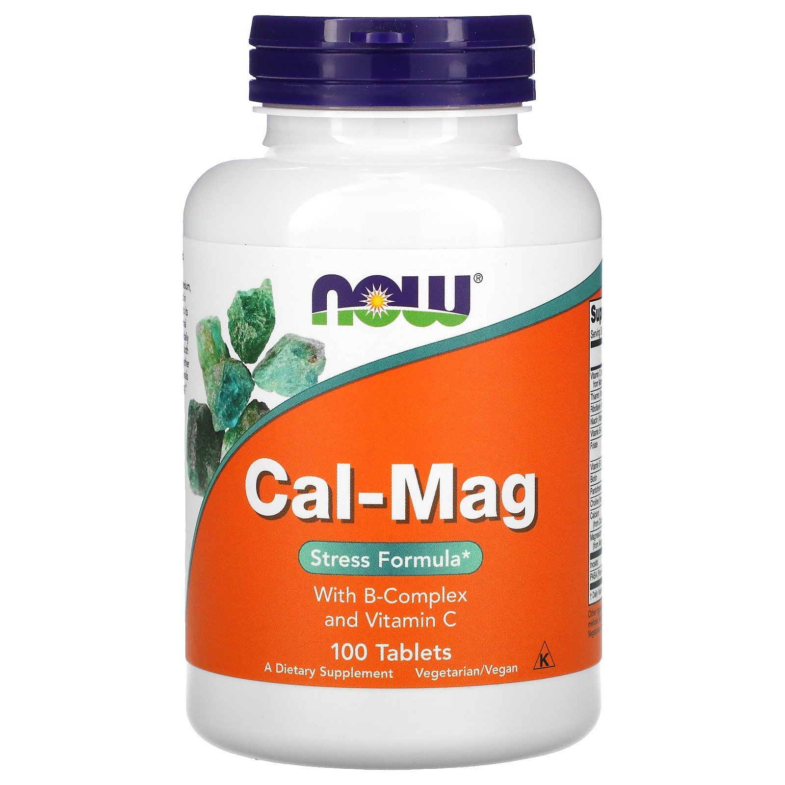 Now Foods Cal-Mag 100 Tablets - FitAndHealthy.ro