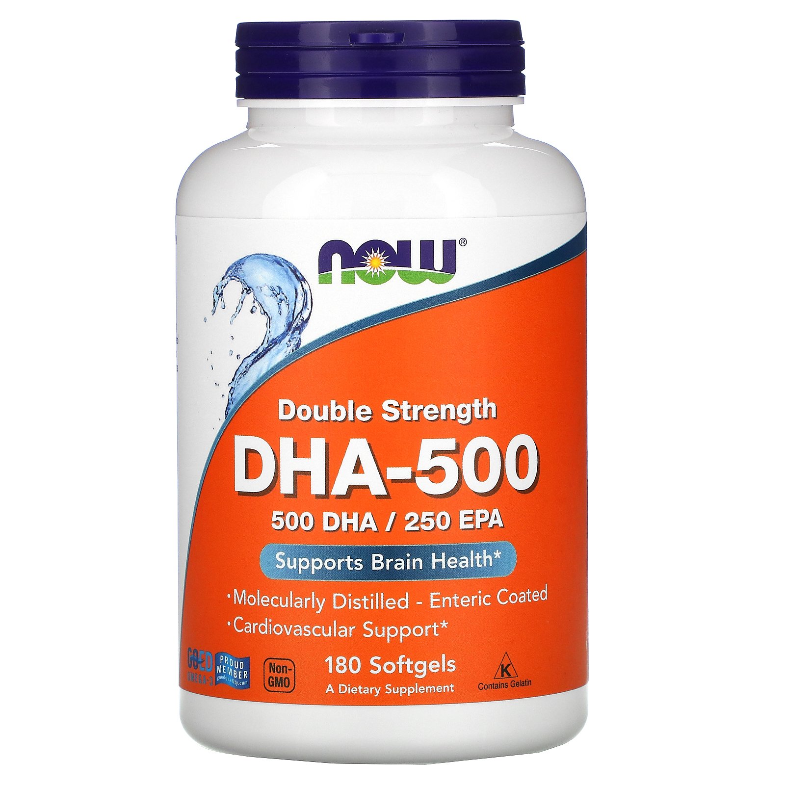 Now Foods Double Strength DHA-500 - FitAndHealthy.ro