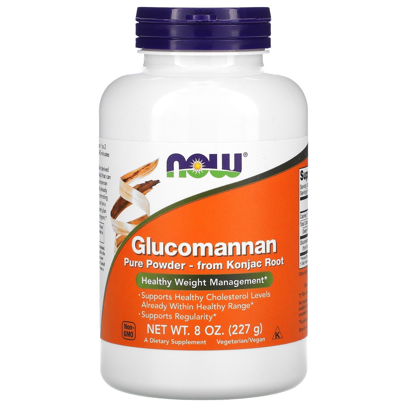 Now Foods Glucomannan Pure Powder 227g - FitAndHealthy.ro